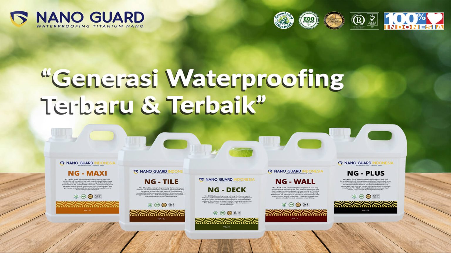 Waterproofing Nano Indoor dan Outdoor